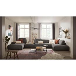Musterring Wohnlandschaft &raquo;Lucia bequem und viel Platz, U-Form&laquo; Cord-Bezug, inklusive Kopfst&uuml;tze, Gesamtbreite 524 cm grau B/H/T: 504cm x 81cm x 204cm, Cord, 