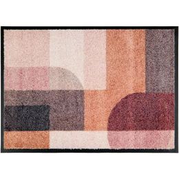 Sch&ouml;ner Wohnen Kollektion SCH&Ouml;NER WOHNEN-Kollektion Fu&szlig;matte &raquo;Bellevue&laquo; rechteckig 8 mm H&ouml;he T&uuml;rmatte, Schmutzfang, In und Outdoor, Sauberlauf, waschbar orange Kunstfaser B : 