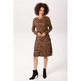 Aniston Casual Damen Aniston CASUAL A-Linien-Kleid mit extravagantem Zebra-Muster - NEUE KOLLEKTION 38, N-Gr