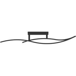 Eglo Deckenleuchte &raquo;Grisolia Deckenlampe, Wohnzimmerlampe, Metall und Kunststoff, Lampe&laquo; LED-Modul 1 Stk. Neutralwei&szlig; Wand-/Deckenleuchte - L84,9 x B6