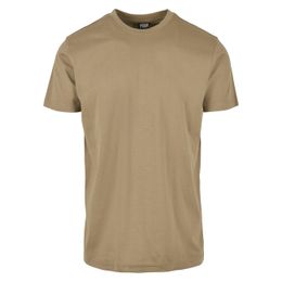 Urban Classics Herren T-Shirt "Urban Classics Herren Basic Tee", beige, Gr. M, unifarben, 100% Baumwolle, Shirts