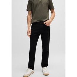 BOSS Orange Herren BOSS Orange Slim-fit-Jeans &raquo;Delaware Soft-Motion-Denim&laquo; Schmale Silhouette bei mittlerer Leibh&ouml;he schwarz 30, L&auml;nge 34