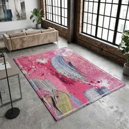 Gino Falcone Teppich &raquo;Cosima-111&laquo; rechteckig 3 mm H&ouml;he flachgeweber Jaquard-Teppich, mit Chenillegarn, modernes Design rosa Polyester B : 190cm 1 Stk., 3mm, L: 