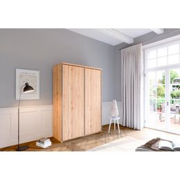 Priess Schwebet&uuml;renschrank &raquo;Arnsberg&laquo; braun Holzwerkstoff Astkernbuche, B/H/T: 144cm x 211cm x 64,5cm, T&uuml;ren: 2 Stk., Basisausf&uuml;hrung