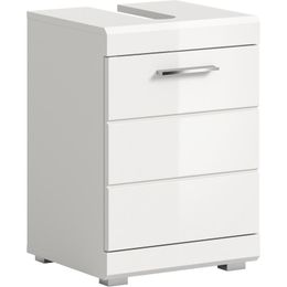 Welltime Waschbeckenunterschrank &raquo;SIENA, Breite 40cm, 1 T&uuml;r, 1 Einlegeboden, 2 F&auml;cher, MDF-Front&laquo; WBU, Badm&ouml;bel, Badschrank, Kommode, Unterschrank, 