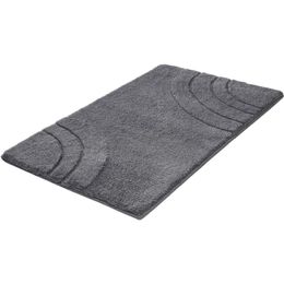 Kleine Wolke Badematte &raquo;&raquo;Saturn&laquo;, Badvorleger, Badezimmer Teppich&laquo; H&ouml;he 25 mm rutschhemmend beschichtet fu&szlig;bodenheizungsgeeignet Badteppich, Uni Farben, modernes 