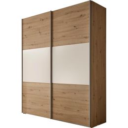 STAUD Schwebet&uuml;renschrank &raquo;Includo, Made in Germany&laquo; Mit vier verschiedenen Ausstattungsvarianten wei&szlig; Holzwerkstoff Artisan Eiche, B/H/T: 200cm x 