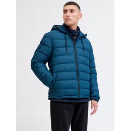 Jack & Jones JACK & JONES Herren Steppjacke "JCOPOINT PU PUFFER JACKET BF", blau, Gr. XXL, unifarben, Web, Obermaterial: 100% Polyester, Jacken