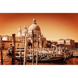 papermoon Fototapete &raquo;Retro Venedig&laquo; bunt Vlies B/L: 3m x 2,23m, Bahnen: 6 Stk.