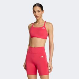 Damen Sport-BH "OPT ESS LS BRA", adidas Performance, Gr. L, pink, Obermaterial: 85% Polyester, 15% Elasthan, BHs