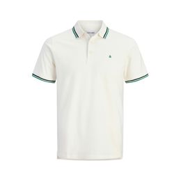 Jack & Jones Jack & Jones Poloshirt 'JJEPaulos' Herren Gr&ouml;&szlig;e XS navy / jade / offwhite