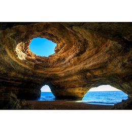 papermoon Fototapete &raquo;H&ouml;hle in der Benagil-Algarve&laquo; bunt Vlies B/L: 3m x 2,23m, Bahnen: 6 Stk.