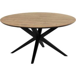 OMG Design Esstisch &raquo;Wellington&laquo; 1 Stk. tlg. Hochwertige Melamin-Tischplatte mit Metallgestell B/H/T: 130cm x 77cm x 130cm