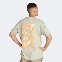 adidas terrex Herren Funktionsshirt "MULTI MEADOW PACK", beige, Gr. S, Obermaterial: 100% Baumwolle, Shirts, Print T-Shirt