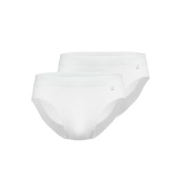 G&ouml;tzburg G&Ouml;TZBURG Herren Slip "X-lastic", Gr. 7, wei&szlig;, Single Jersey, Obermaterial: 95% Baumwolle, 5% Elasthan, unifarben, Unterhosen, basic, elastischer