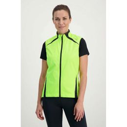 CMP Damen CMP Funktionsweste mit Windschutzfunktion, f&uuml;r den Radsport, aus Polyester gelb 36