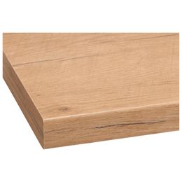 Wiho-K&uuml;chen wiho K&uuml;chen Arbeitsplatte &raquo;"Flexi 38"&laquo; von drei Seiten ummantelt, 38 mm stark braun Holzwerkstoff B/T/H: 180cm x 60cm x 3,8cm