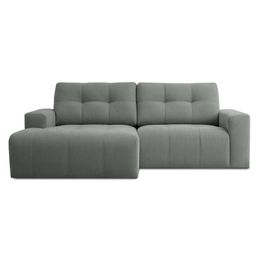 OTTO home Ecksofa &raquo;Turnon, Lounge-sofa, Breite 221 cm&laquo; Chenille, mit Knopf- und Doppelsteppung, elegantes Aussehen grau 100% Polyester B/H/T: 221cm x 
