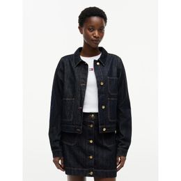 Tommy Hilfiger Damen Jeansjacke &raquo;LADY JACKET RINSE&laquo; ohne Kapuze mit praktischen Taschen, aus Baumwolle M (40)