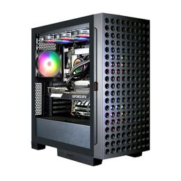 Cougar Gaming-PC &raquo;AIRFACE ECO BK 7864 AMD Ryzen 5 9600X 32GB DDR5 1TB SSD RTX 5070Ti&laquo; Windows 11, DDR5 RAM, Wasserk&uuml;hlung schwarz WLAN AX (Wi-Fi 6E) & 