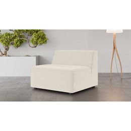 OTTO home Sessel &raquo;Bequemer Sessel Cavan, Ma&szlig;e B/T/H: 90/90/72 cm&laquo; ohne Armlehne, mit Wellenunterfederung, auch in Boucl&eacute; beige 100% Polyester Chenille