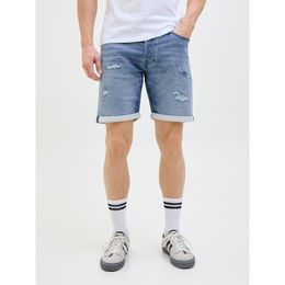 Jack & Jones Jack & Jones Herren Shorts &raquo;JJIRICK JJICON I.K. SHORTS GE 136 SN&laquo; im Five-Pocket Style blau S, N-Gr
