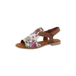 Mustang Sandale Damen Gr&ouml;&szlig;e 42 navy / gr&uuml;n / rosa / wei&szlig;