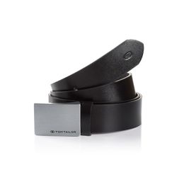 Tom Tailor Herren Tom Tailor Koppelg&uuml;rtel &raquo;TTBOB&laquo; 1 Stk. 3,5 cm breiter Herreng&uuml;rtel, modischer Klassiker, Koppelschlie&szlig;e schwarz 95