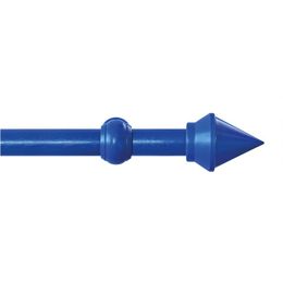Garesa Gardinenstange &raquo;SEMARA&laquo; &Oslash; 28 mm 1 l&auml;ufig-l&auml;ufig Wunschma&szlig;l&auml;nge Vorhanggarnitur, Kunststoff, verl&auml;ngerbar, mit Ringe/2 Lauf Gleiter blau 