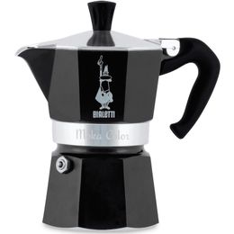 Bialetti Espressokocher &raquo;Moka Express&laquo; 0,13 l Kaffeekanne Aluminium, in hochwertiger Lackierung, 1 Tasse grau 0,13 l, 3
