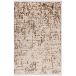 Sch&ouml;ner Wohnen Kollektion SCH&Ouml;NER WOHNEN-Kollektion Teppich &raquo;Glory 251&laquo; rechteckig 7 mm H&ouml;he Indoor, Pflegeleicht, Vintage, mit Fransen braun Acryl, Viskose B : 80cm 1 Stk., 