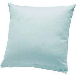Primera Kissenbezug &raquo; Luxus-Satin Kissenbezug&laquo; Passend zu unserer Luxus-Satin Bettw&auml;sche blau Mako-Satin, 100% Baumwolle, Mako-Satin B/L: 40cm x 40cm, 2 Stk.,