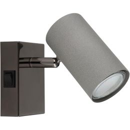 Globo LIGHTING Deckenstrahler &raquo;ROBBY&laquo; GU10 1 Stk. Deckenspot, GU10 Fassung, Wohnzimmer, Flur schwarz 1, 1 Stk.