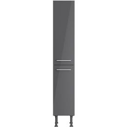Optifit Apothekerschrank &raquo;Klara&laquo; Breite 30 cm schwarz Holzwerkstoff B/H/T: 30cm x 176,6cm x 58,4cm, T&uuml;ren: 2 Stk.