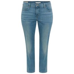 LEVI'S&reg; PLUS Levi's Plus Damen Levi's Plus Straight-Jeans &raquo;314 Shaping Straight&laquo; in Baumwoll-Stretch 14 (46), L&auml;nge 30