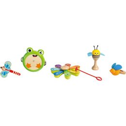 HAPE Spielzeug-Musikinstrument &raquo;Rhythmus-Kit Natur&laquo; bunt Einheitsgr&ouml;&szlig;e Spielzeug-Musikinstrument