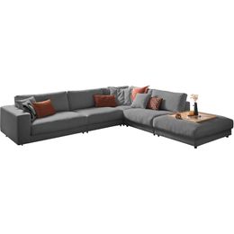 3C Candy Ecksofa &raquo;Enisa II, bequem und komfortabel, gro&szlig;es Familiensofa, L-Form&laquo; incl. 3 Flatterkissen, wahlweise mit Flecken-Schutz-Bezug Easy care 