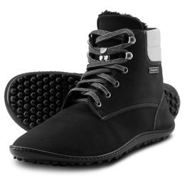 Leguano Damen Barfu&szlig;schuh &raquo;ICEBARE&laquo; , Bequemschuh, Schn&uuml;rboots, speziell entwickelte Halbkugel-Sohle schwarz 44
