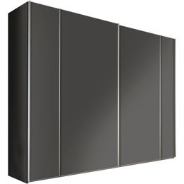 STAUD Schwebet&uuml;renschrank &raquo;Sonett 100, Made in Germany&laquo; mit vier verschiedenen Ausstattungsvarianten Holzwerkstoff Vulkan, B/H/T: 249cm x 222cm x 68cm