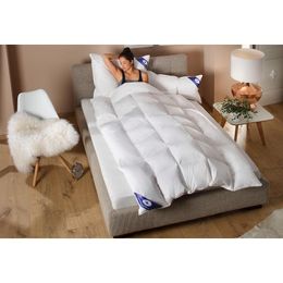 Otto Keller Daunenbettdecke &raquo;Anna&laquo; warm F&uuml;llung 90Daunen10Federn 1 Stk. tlg. wei&szlig; Bezug: 100% Baumwolle. F&uuml;llung: 90% Daunen, 10% Federn B/L: 135cm x 200cm, warm