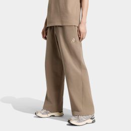 Herren Sporthose "ADIDAS KIT, WEIT GESCHNITTEN, KLEINES LOGO", braun, Gr. XXXL, adidas Sportswear, Obermaterial: 100% Baumwolle, Hosen