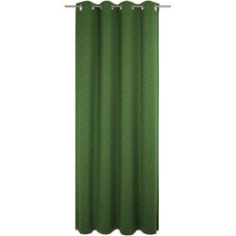 WIRTH Vorhang &raquo;Trondheim B&laquo; &Ouml;sen 1 Stk. tlg. gr&uuml;n Chenille, Polyacryl 345cm, &Ouml;sen, 132cm