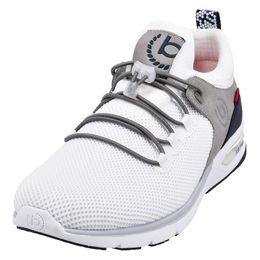Bugatti Herren Bugatti Slip-On Sneaker Schlupfschuh, Freizeitsneaker, Halbschuh mit Gummizug wei&szlig; 42