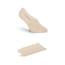 Fila Damen F&uuml;&szlig;linge &raquo;UNISEX GHOST SOCKS SILICONE HEEL INSIDE&laquo; 9 Paar, mit Logo-Schriftzug beige 39-42