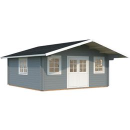 Palmako Gartenhaus &raquo;Helena&laquo; verschiedene Farben blau Massivholz Fu&szlig;boden im Gartenhaus, ohne Dacheindeckung