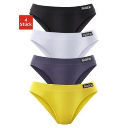 Petite Fleur By Lascana Damen petite fleur by Lascana Jazz-Pants Slips 4er-Pack, aus elastischer Baumwolle bunt 34