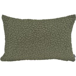 HOCK Dekokissen &raquo;Pantery&laquo; Sofakissen inkl. F&uuml;llung, 60x40cm, Dekokissen, strukturiert gr&uuml;n Obermaterial: 100% Polyester. F&uuml;llung: 100% Polyester B/L: 60cm 