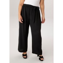 Aniston Plus Damen Aniston PLUS Schlupfhose in weicher Pique-Qualit&auml;t 46, N-Gr