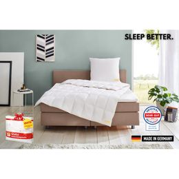 OBB Daunenbettdecke &raquo;Emilias, Bettdecken f&uuml;r Sommer & Winter, Ganzjahresdecke&laquo; leicht F&uuml;llung 90% Daunen, 10%Federn 1 Stk. tlg. Bettdecke 135x200 cm, 