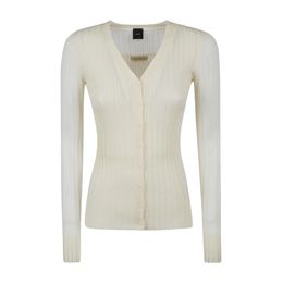 Pinko Strickjacke Damen Gr&ouml;&szlig;e L hellbeige